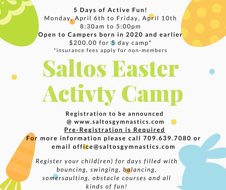 Easter Activity Camp :: Saltos Gymnastics Club powered by Uplifter